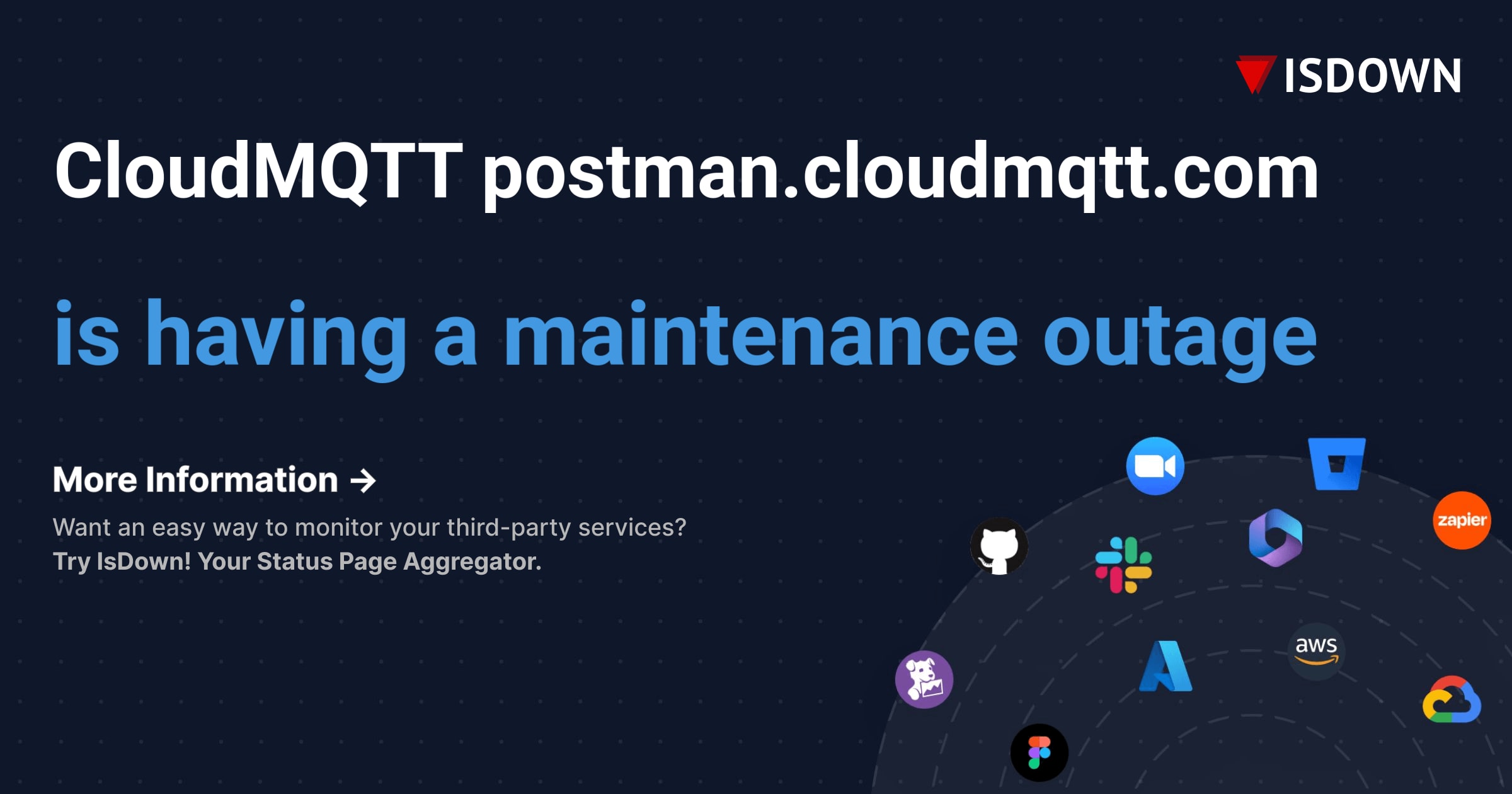 Is CloudMQTT postman.cloudmqtt.com Down? Check CloudMQTT postman.cloudmqtt.com status and ...